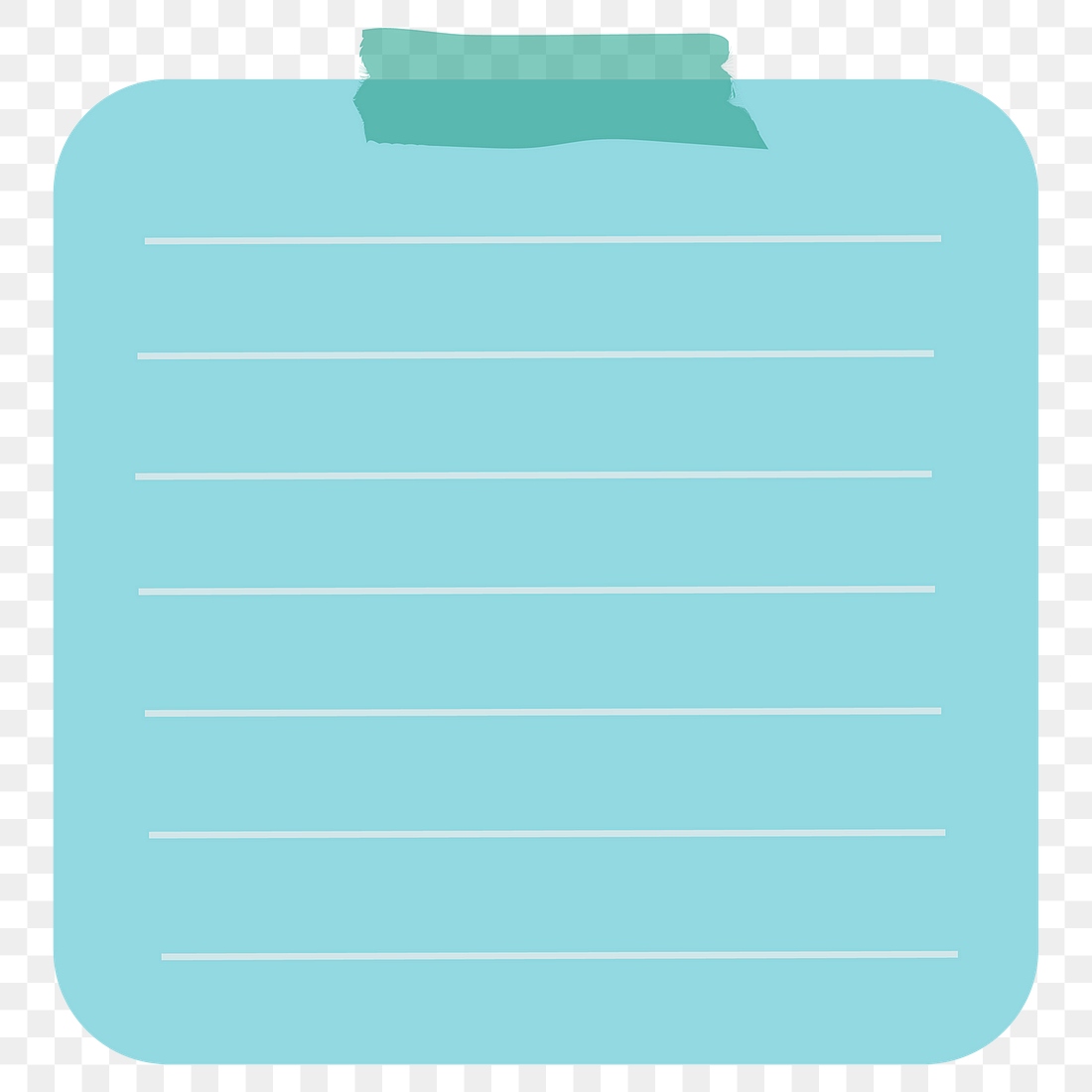 Blue reminder note sticker design | Premium PNG Sticker - rawpixel