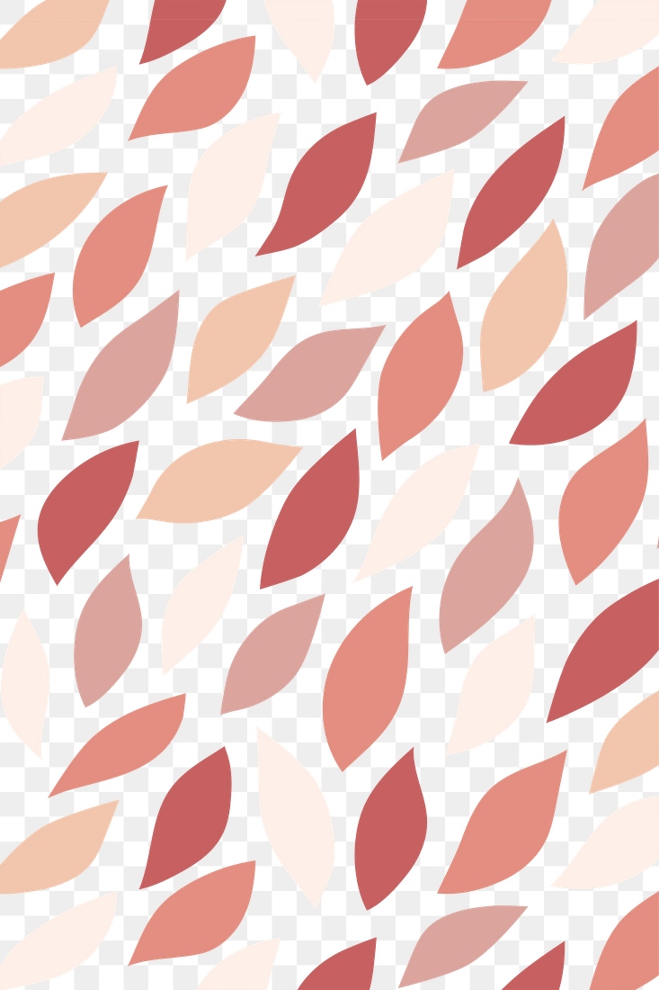 Pink seamless leaf patterned transparent | Premium PNG - rawpixel
