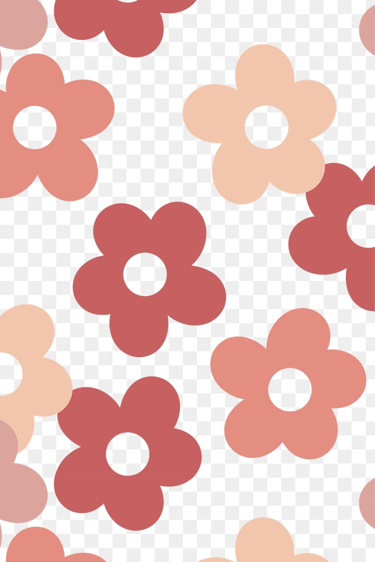 Pink floral seamless patterned transparent | Premium PNG - rawpixel
