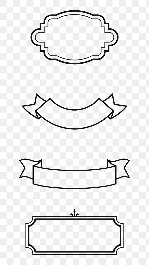 Vintage label collection transparent png | Premium PNG - rawpixel