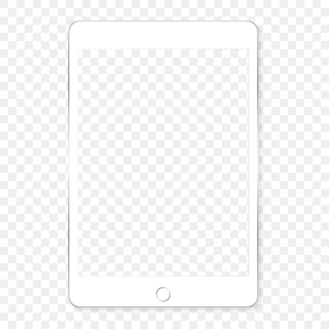 White tablet screen mockup transparent | Premium PNG - rawpixel