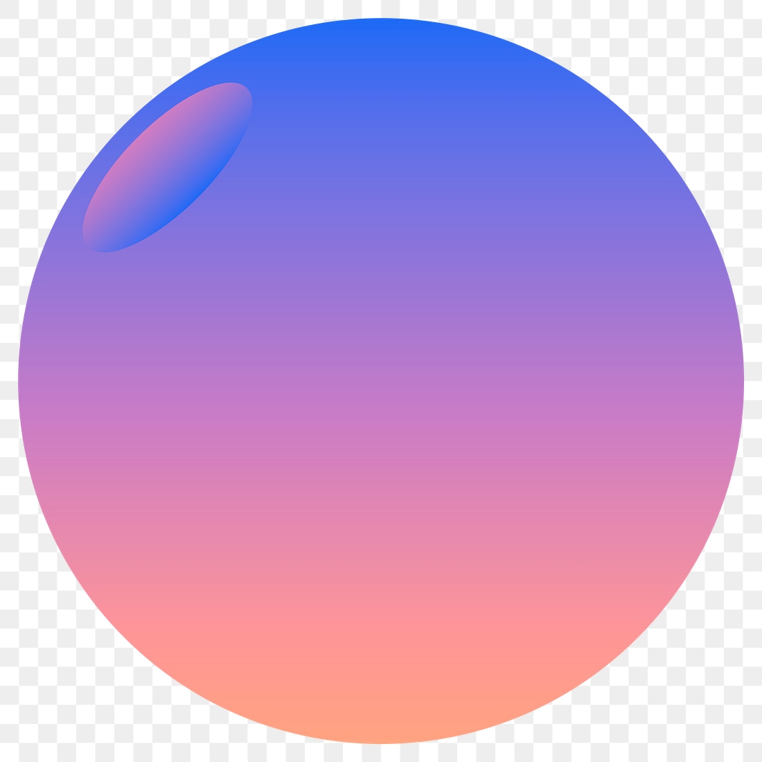 Colorful round gradient element transparent | Premium PNG Sticker ...