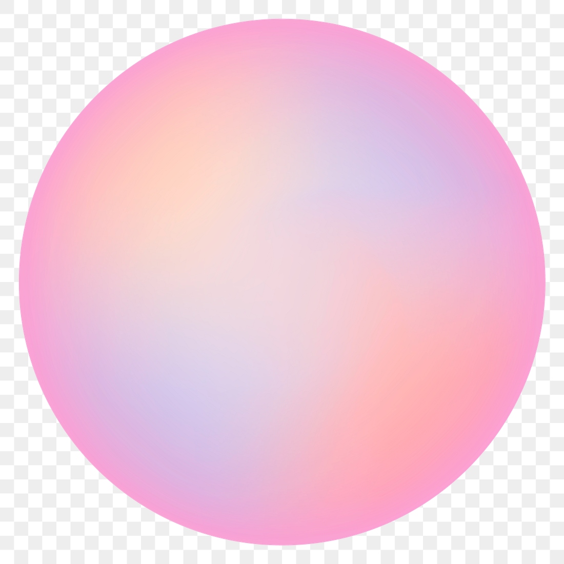 Colorful round gradient element transparent | Premium PNG Sticker ...