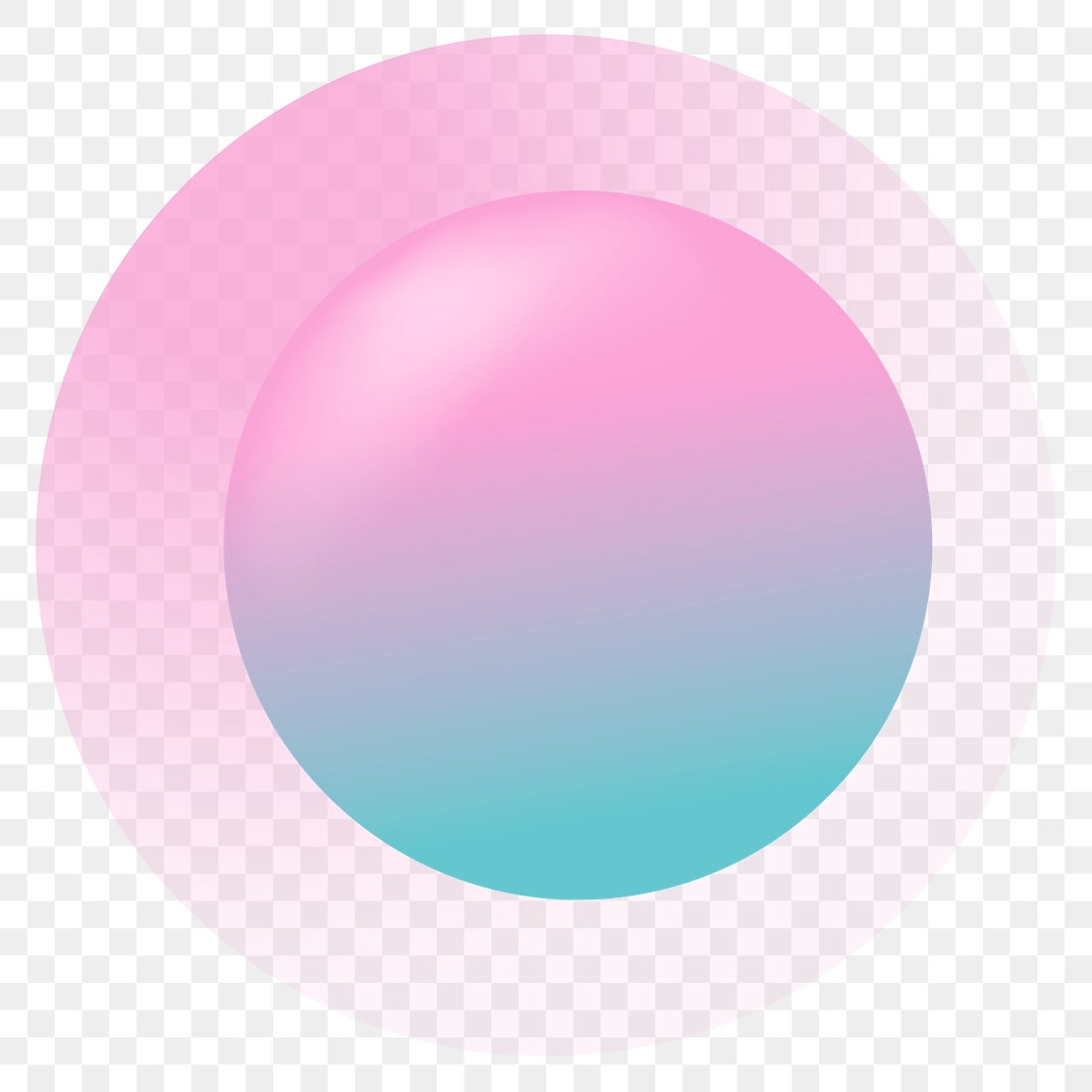 Colorful round gradient element transparent | Premium PNG Sticker ...