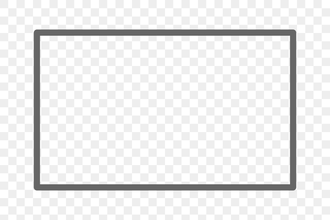Stroke rectangle geometric shape transparent | Premium PNG - rawpixel