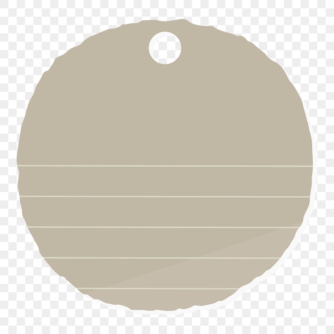Blank gray round paper note | Premium PNG Sticker - rawpixel