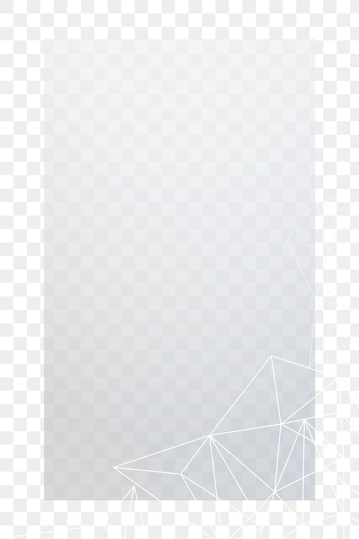 Gray frame polygon pattern transparent | Premium PNG - rawpixel