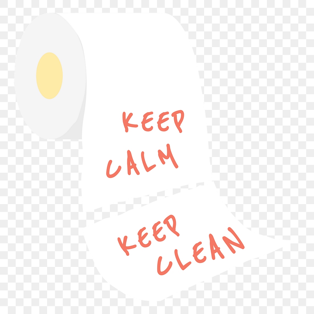 Keep calm, keep clean coronavirus | Premium PNG Sticker - rawpixel