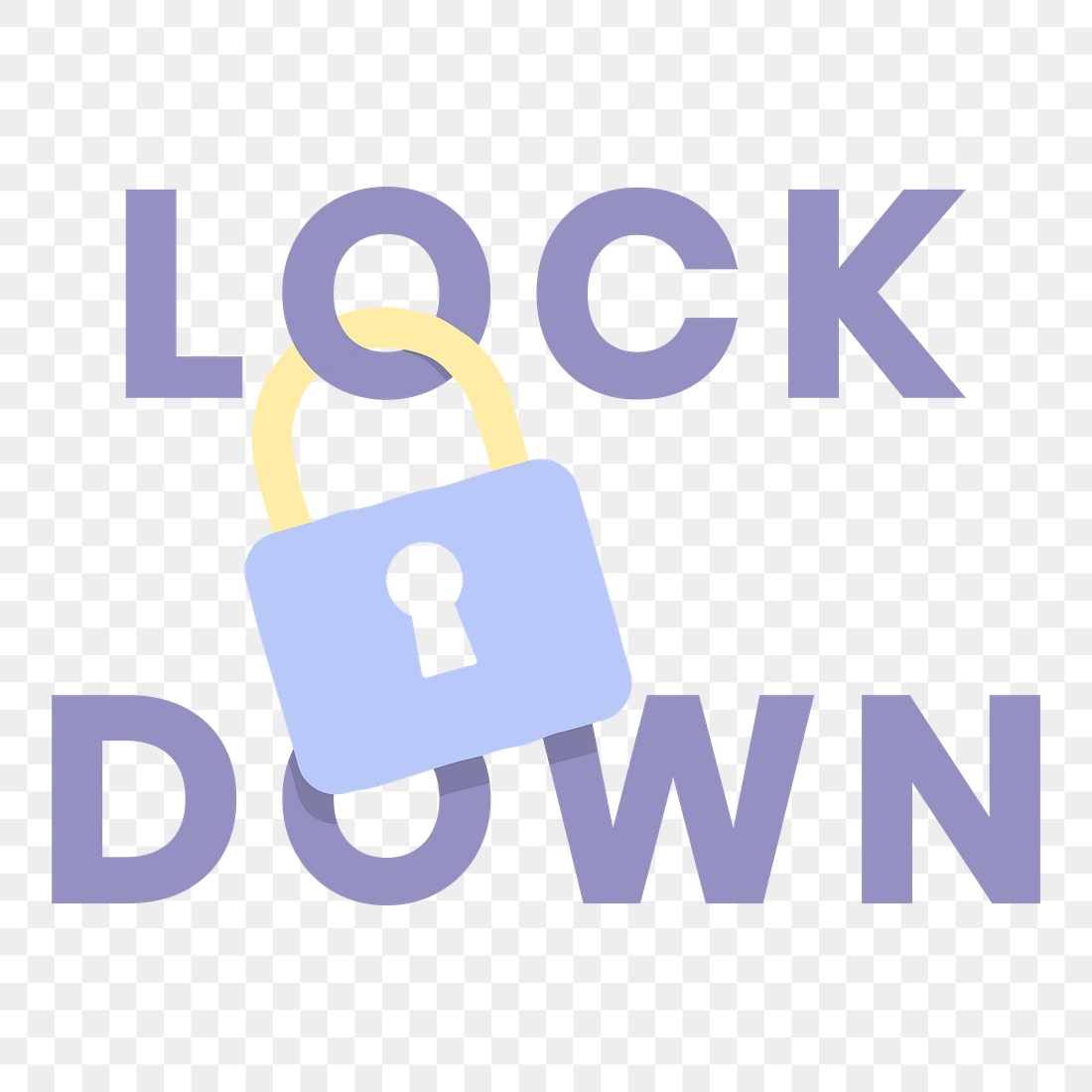 Lockdown coronavirus pandemic element transparent | Free PNG Sticker ...