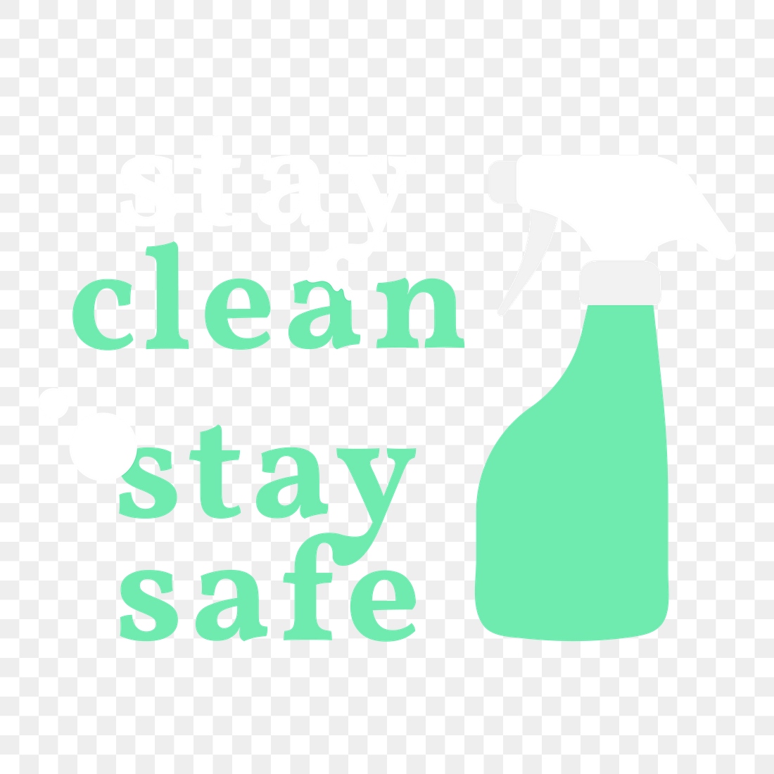 Stay clean stay safe coronavirus | Premium PNG Sticker - rawpixel