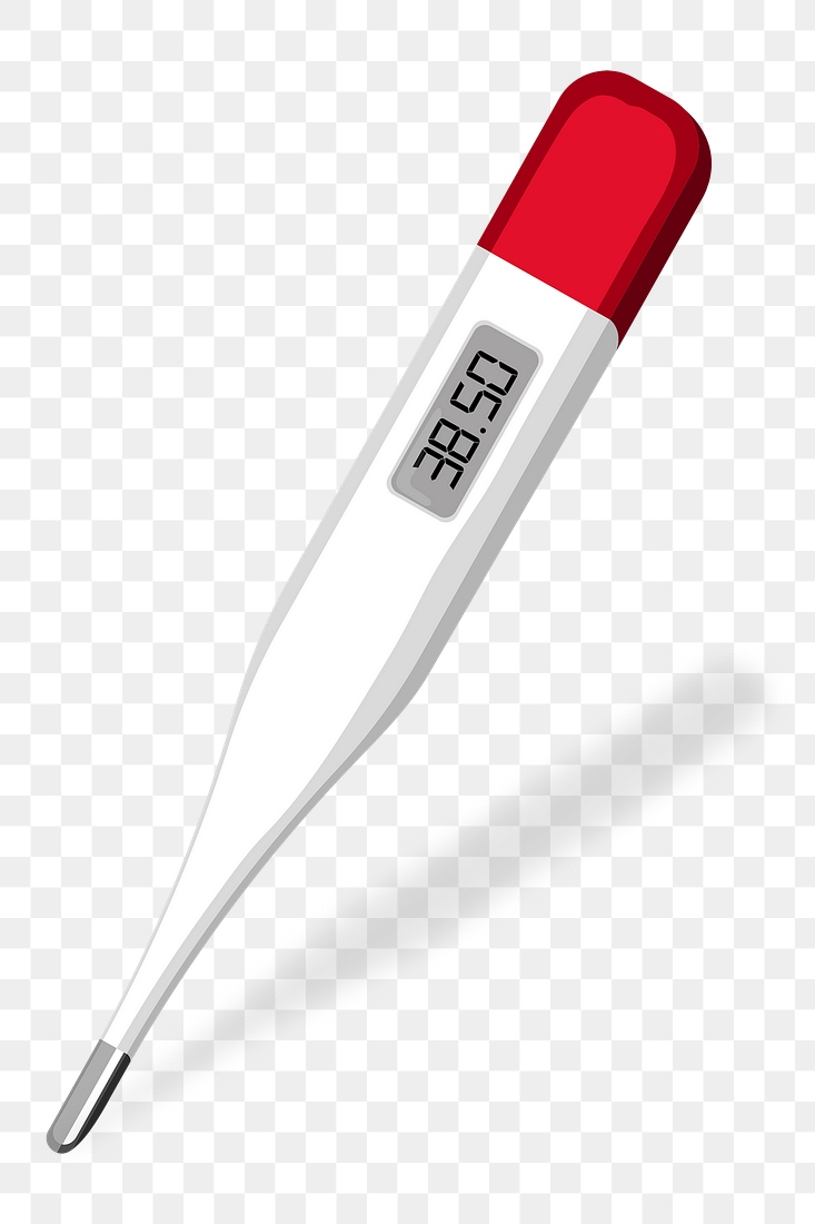 Digital Thermometer showing high fever | Premium PNG Sticker - rawpixel