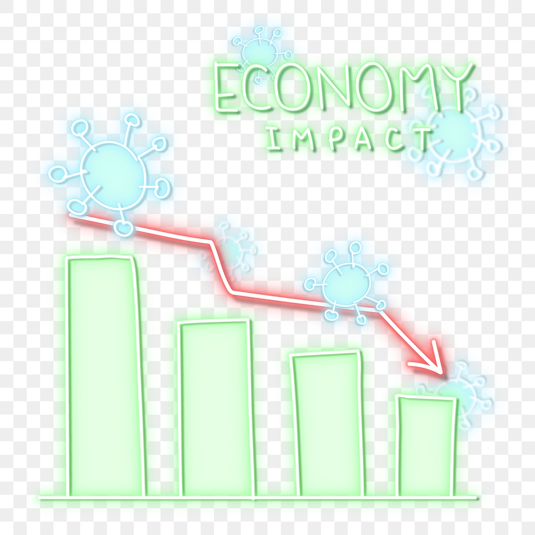 Covid-19 economy impact transparent png | Premium PNG Sticker - rawpixel