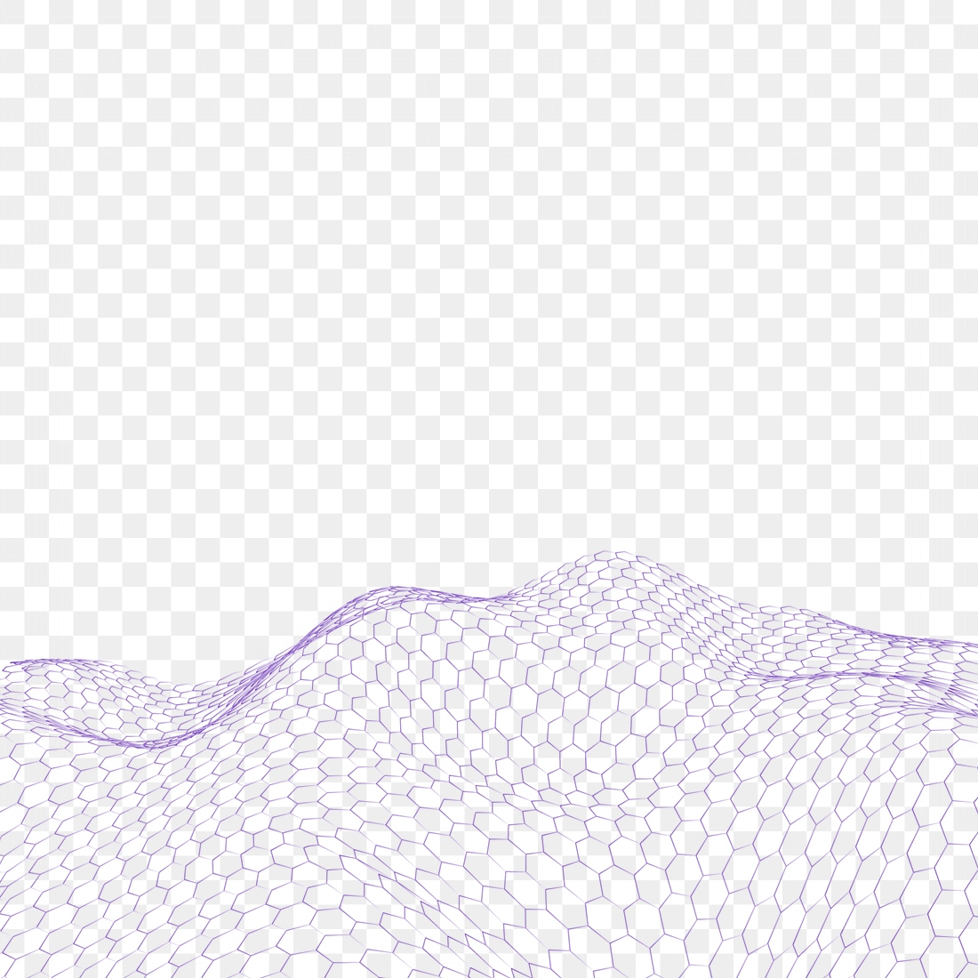 Purple 3D wave pattern design | Free PNG - rawpixel