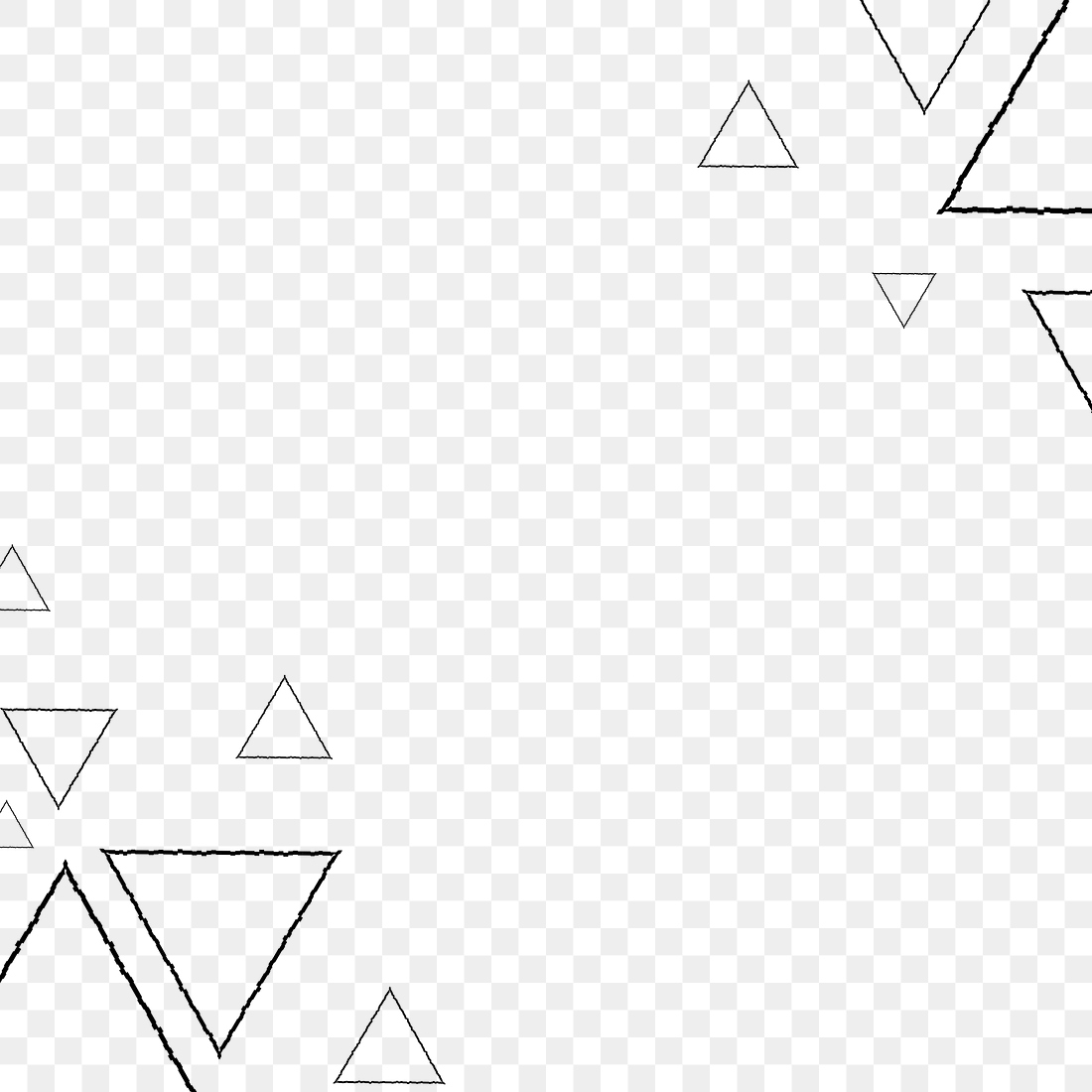 Abstract geometric triangles background design | Premium PNG - rawpixel