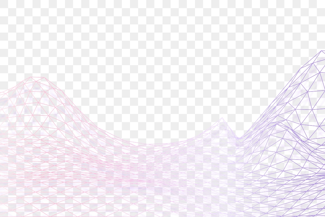 Purple 3D wave png pattern | Premium PNG - rawpixel