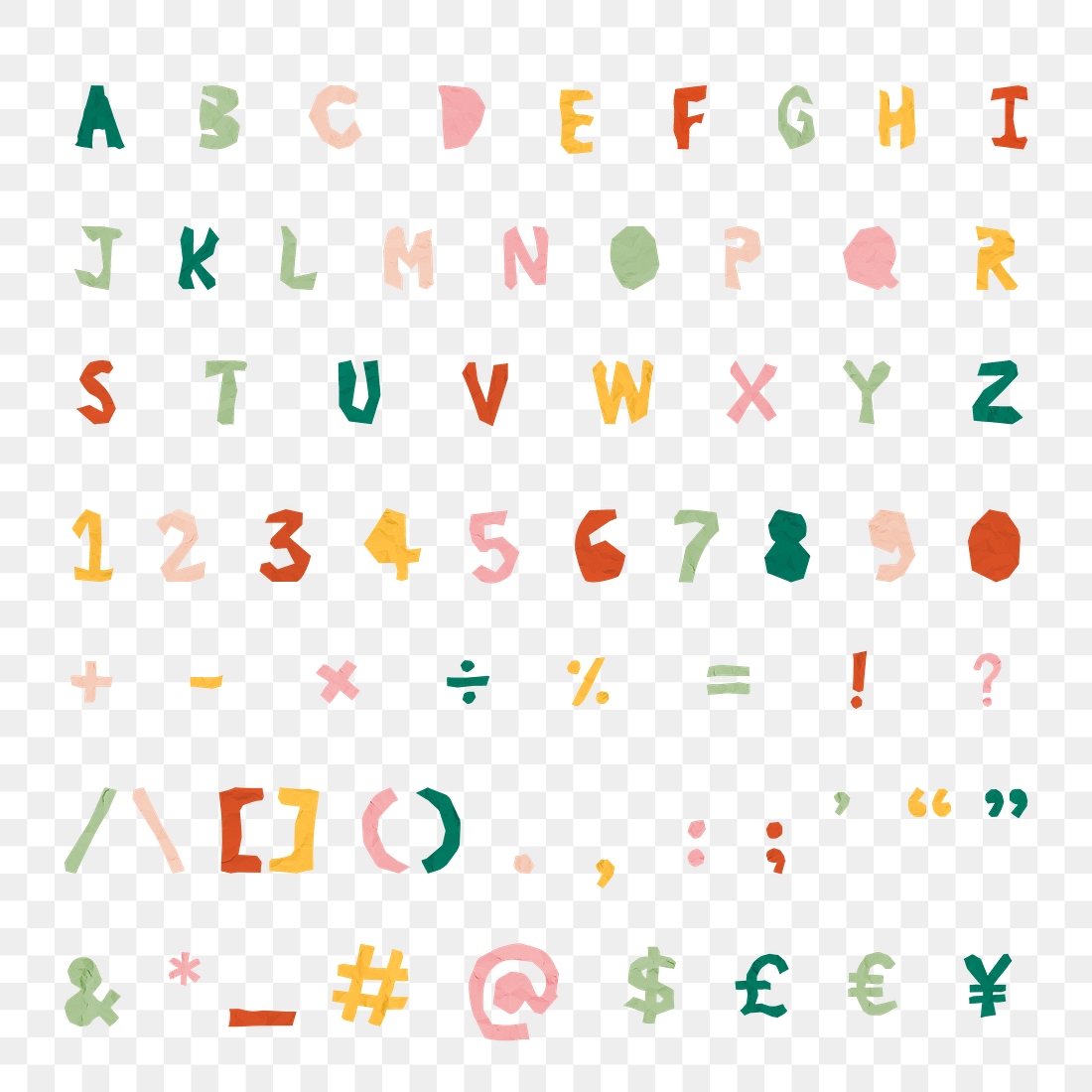 Png Alphabet, Numbers, Symbols transparent | Premium PNG - rawpixel