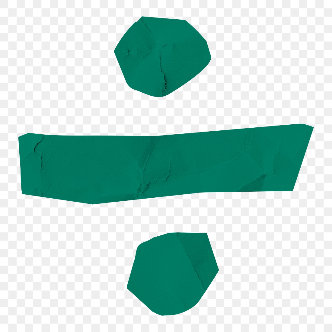 Png division paper cut symbol | Premium PNG Sticker - rawpixel