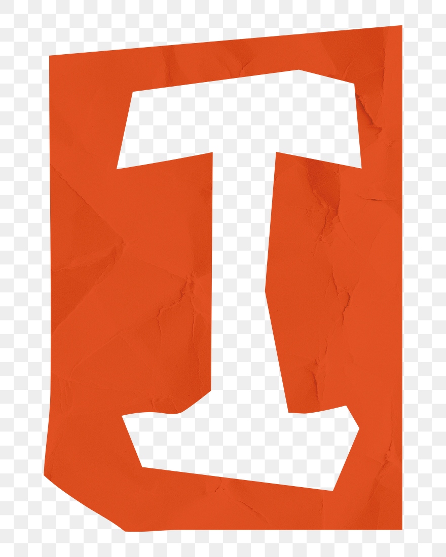 Png I letter paper cut | Premium PNG Sticker - rawpixel