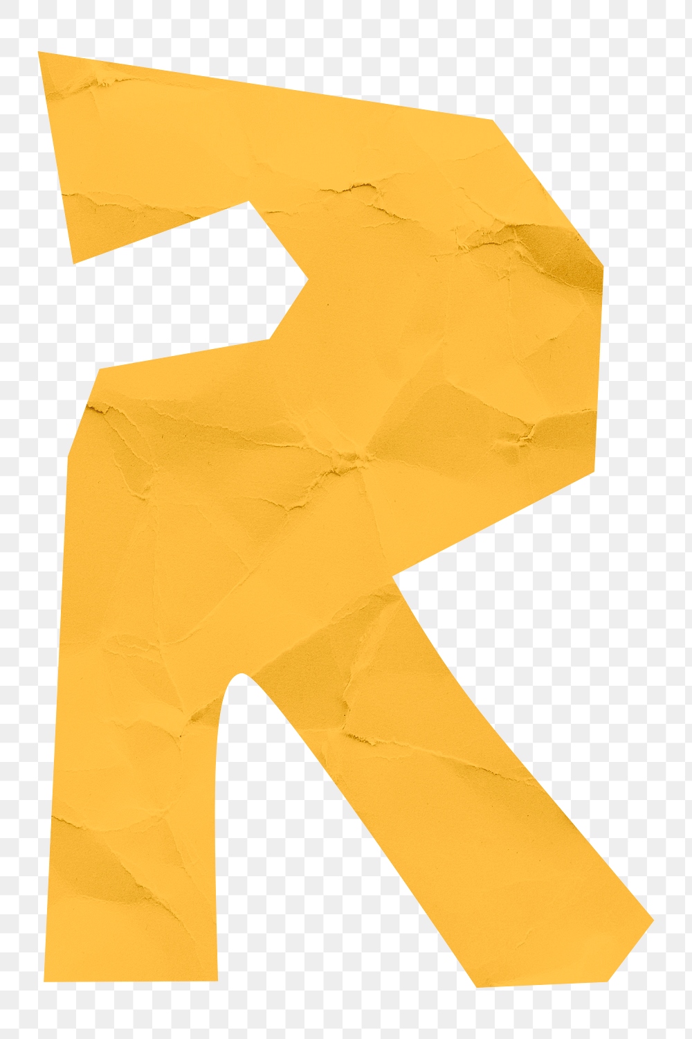 Png R letter paper cut | Premium PNG Sticker - rawpixel