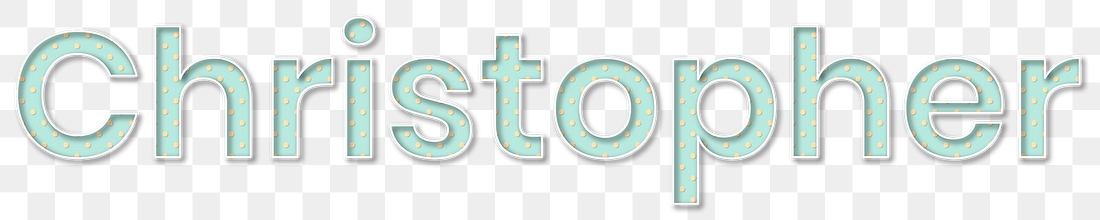 Png name Christopher word art | Premium PNG Sticker - rawpixel