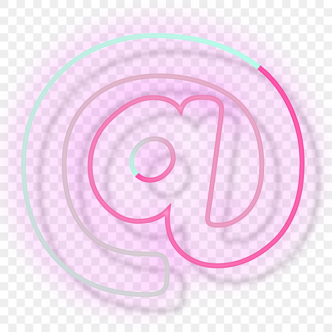 Pink neon glow sign png | Premium PNG Sticker - rawpixel