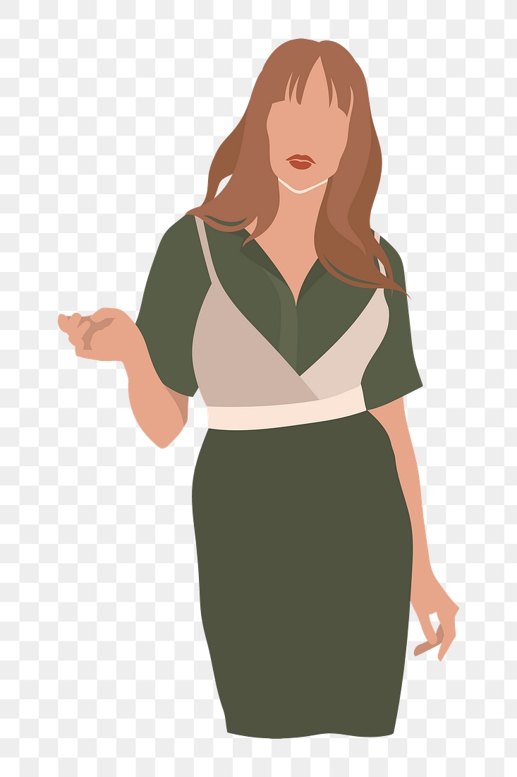 Female model posing transparent png | Premium PNG Sticker - rawpixel