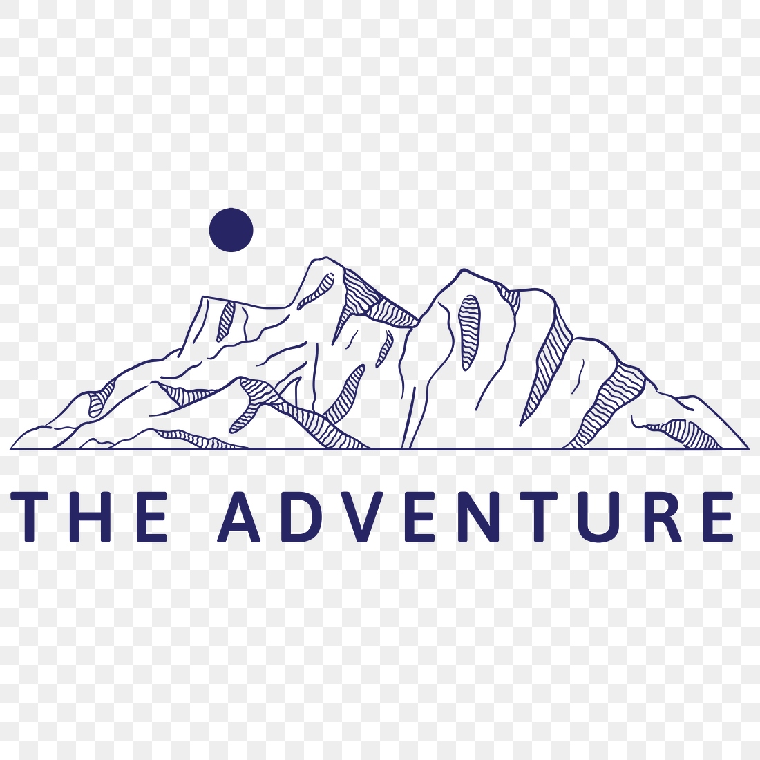 Mountain shape logo transparent png | Premium PNG Sticker - rawpixel
