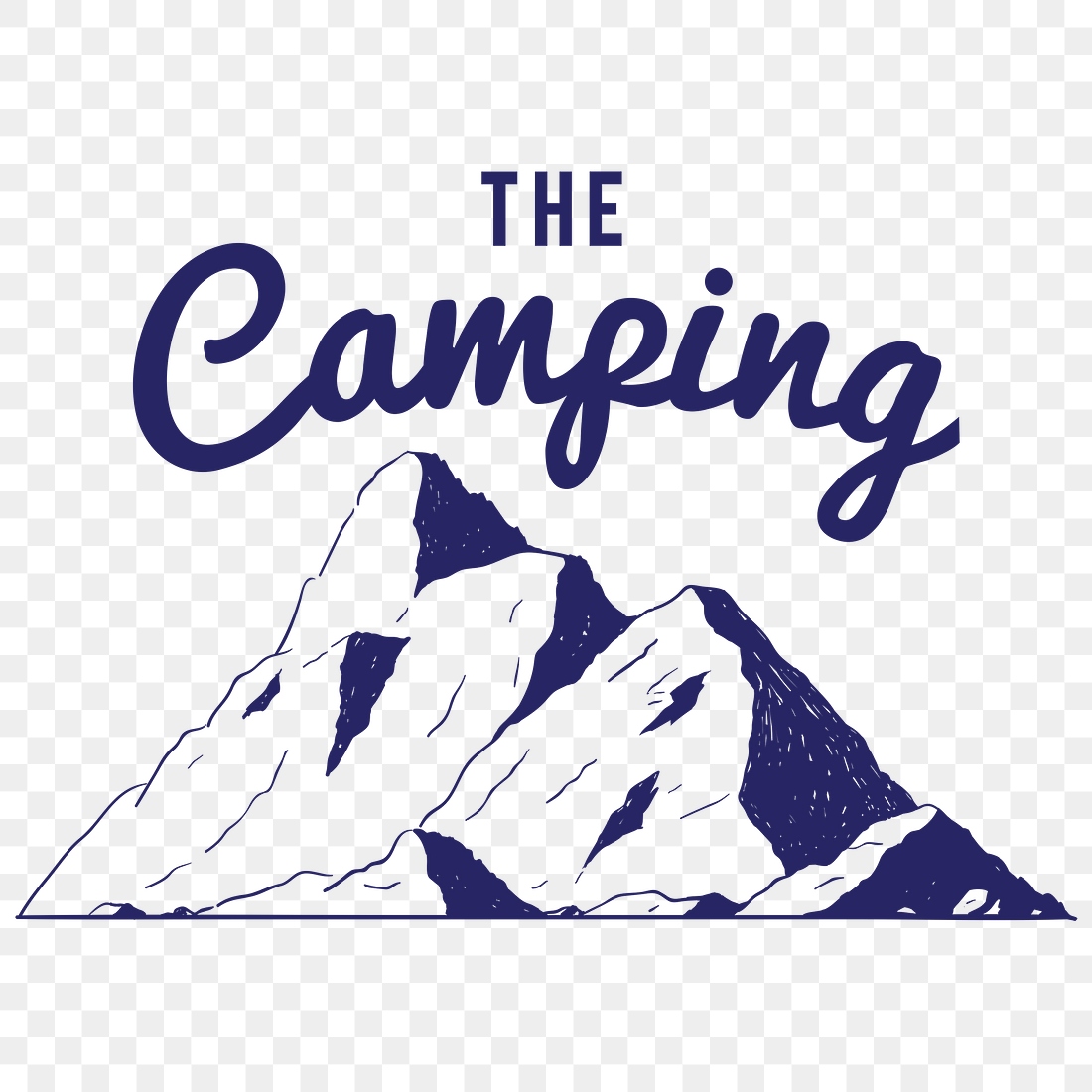 Mountain shape logo transparent png | Premium PNG Sticker - rawpixel