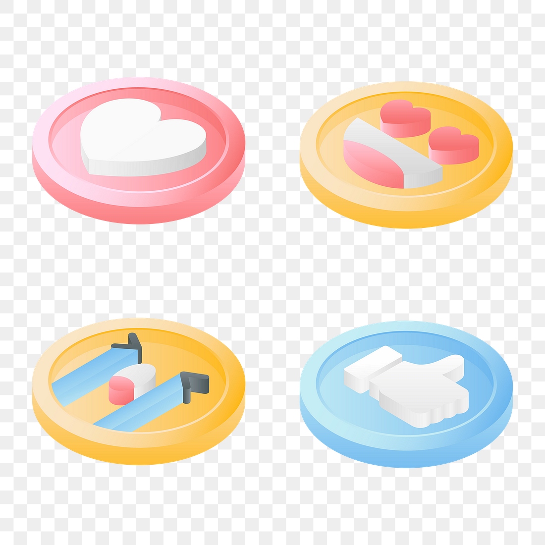 Various emoticons collection transparent png | Premium PNG - rawpixel