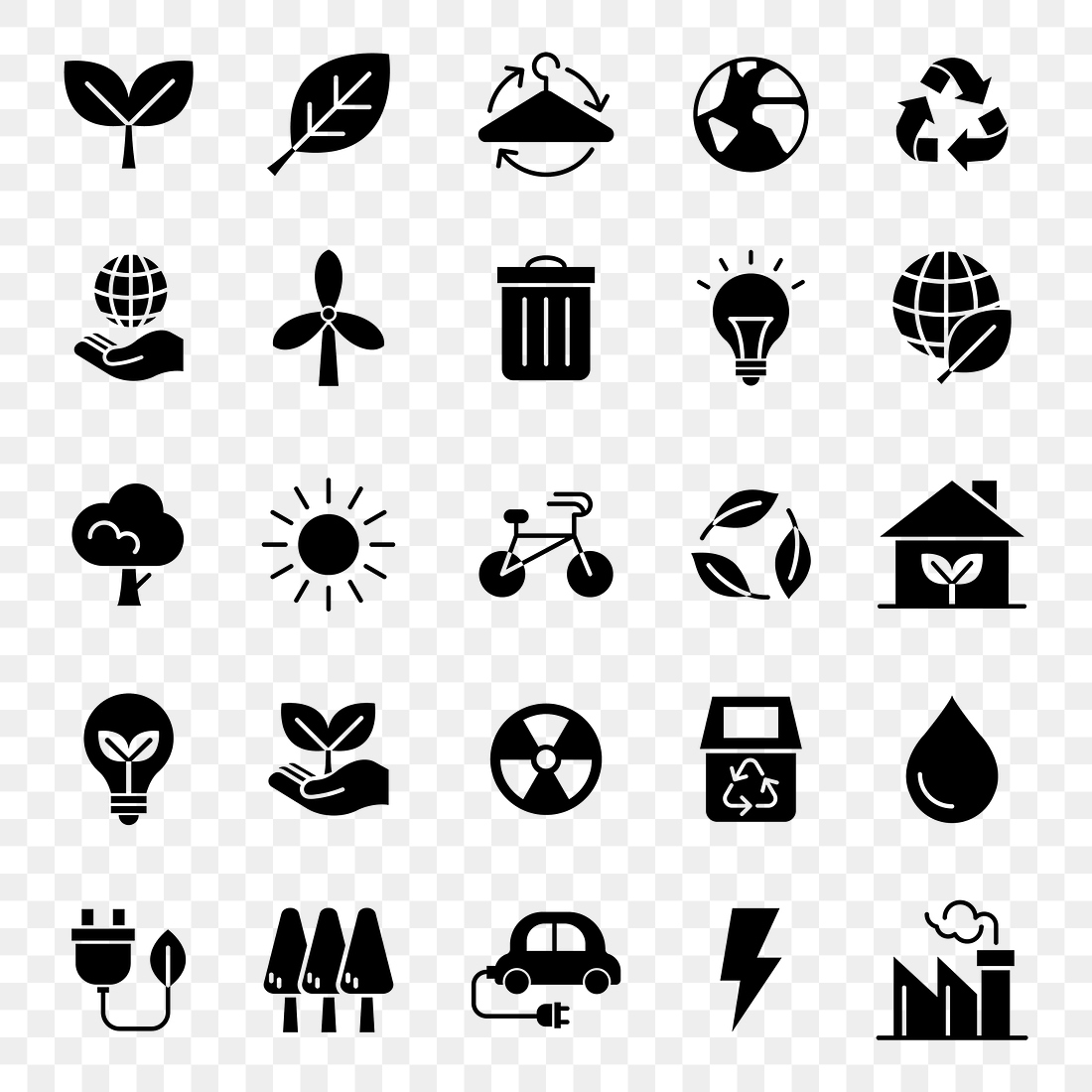 Environmental png icons business flat | Premium PNG - rawpixel