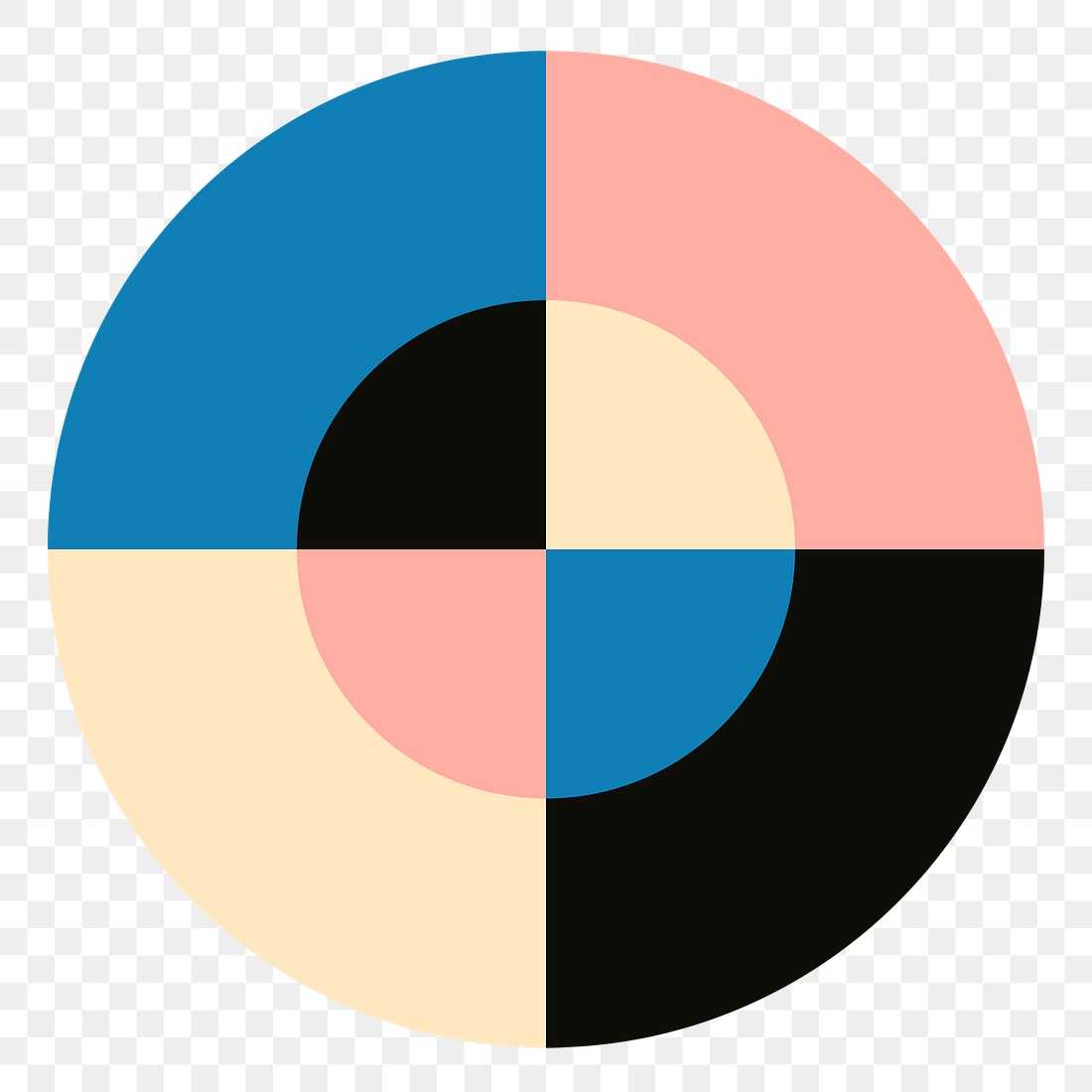 Dart board png retro geometric | Premium PNG Sticker - rawpixel