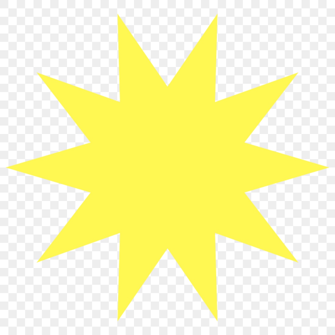 Png explosion geometric yellow shape | Premium PNG Sticker - rawpixel