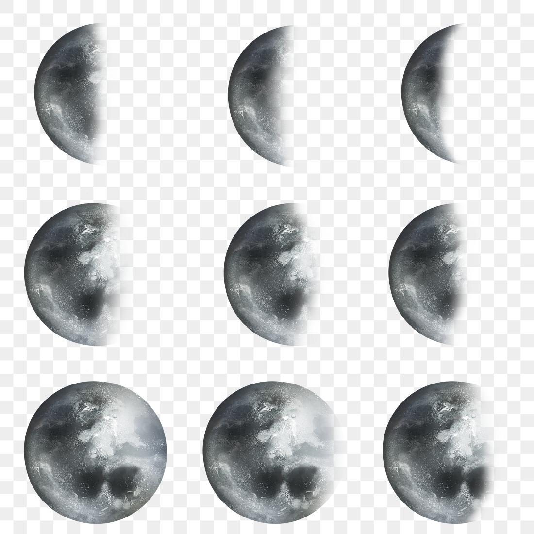 Png realistic moon design element | Premium PNG - rawpixel