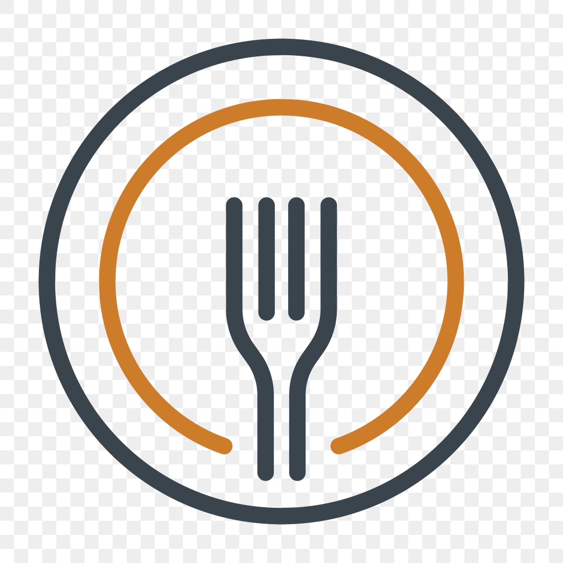 Restaurant logo PNG design, minimal | Free PNG Sticker - rawpixel