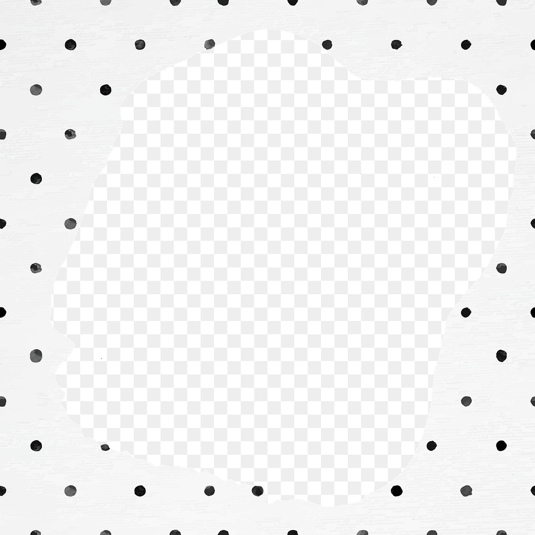 Png frame polka dot ink | Premium PNG - rawpixel
