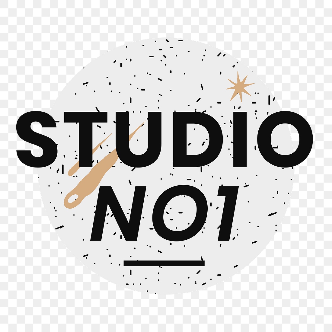 Studio no 1 png gray | Premium PNG Sticker - rawpixel