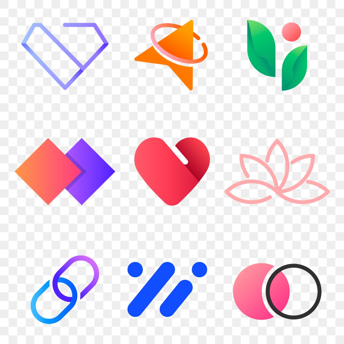 Gradient creative business logo png | Premium PNG - rawpixel