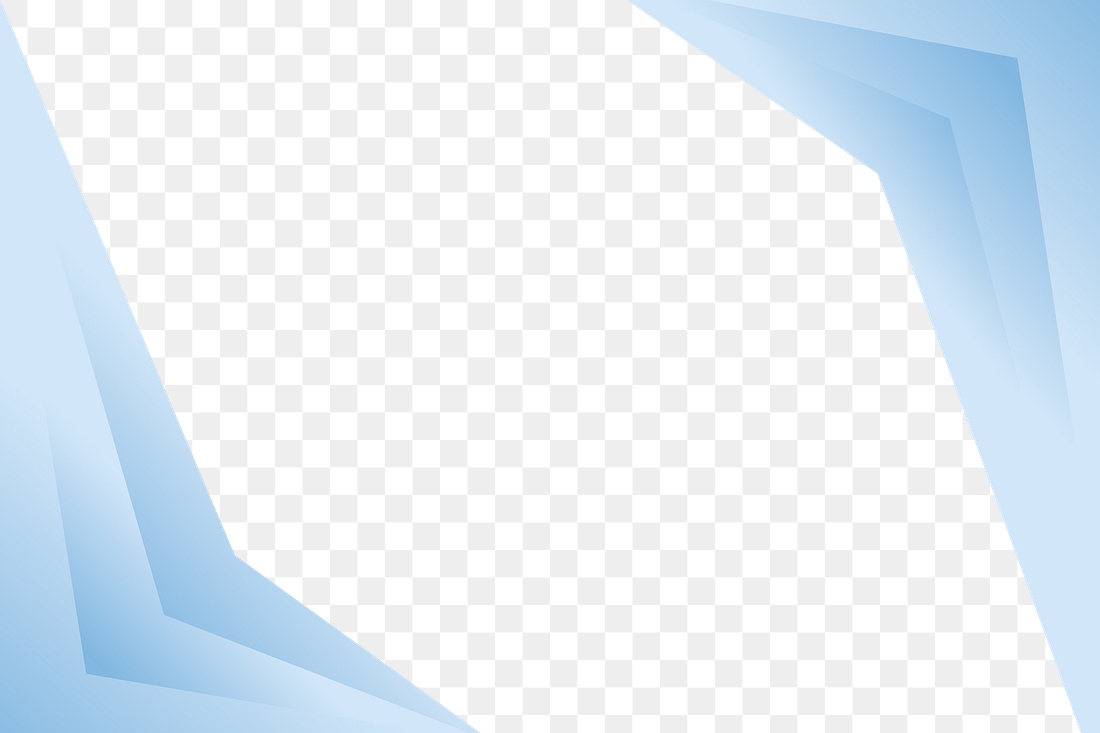Blue gradient frame transparent background | Premium PNG - rawpixel