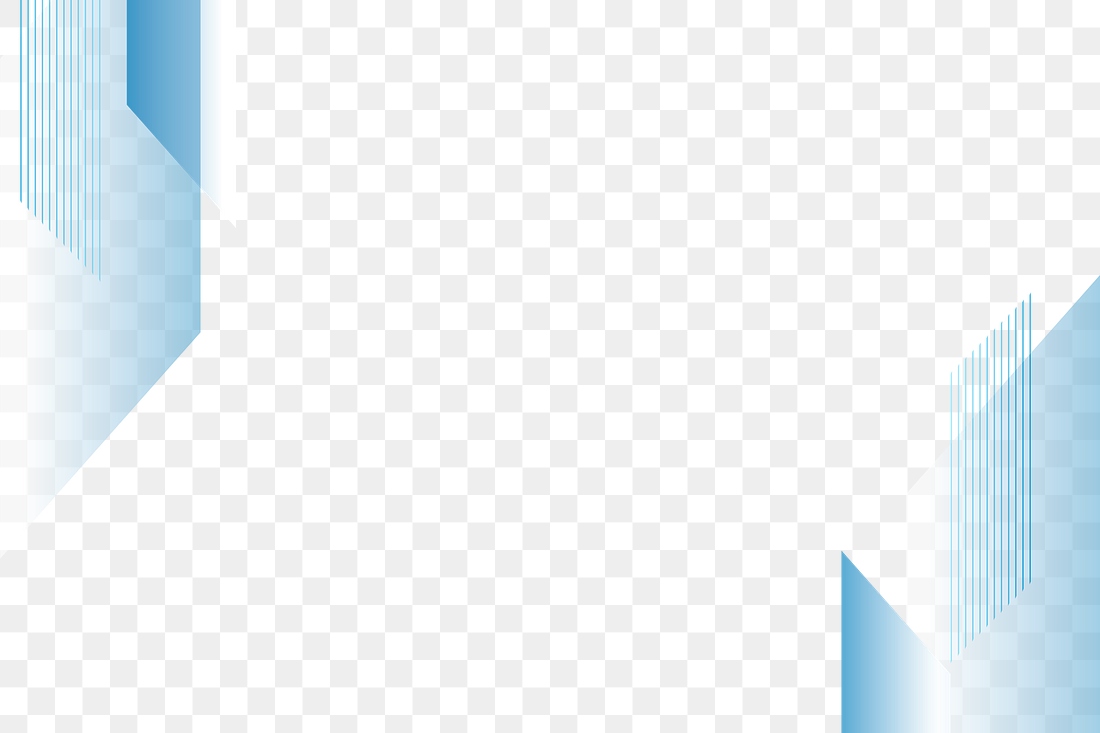 Blue gradient frame transparent background | Premium PNG - rawpixel
