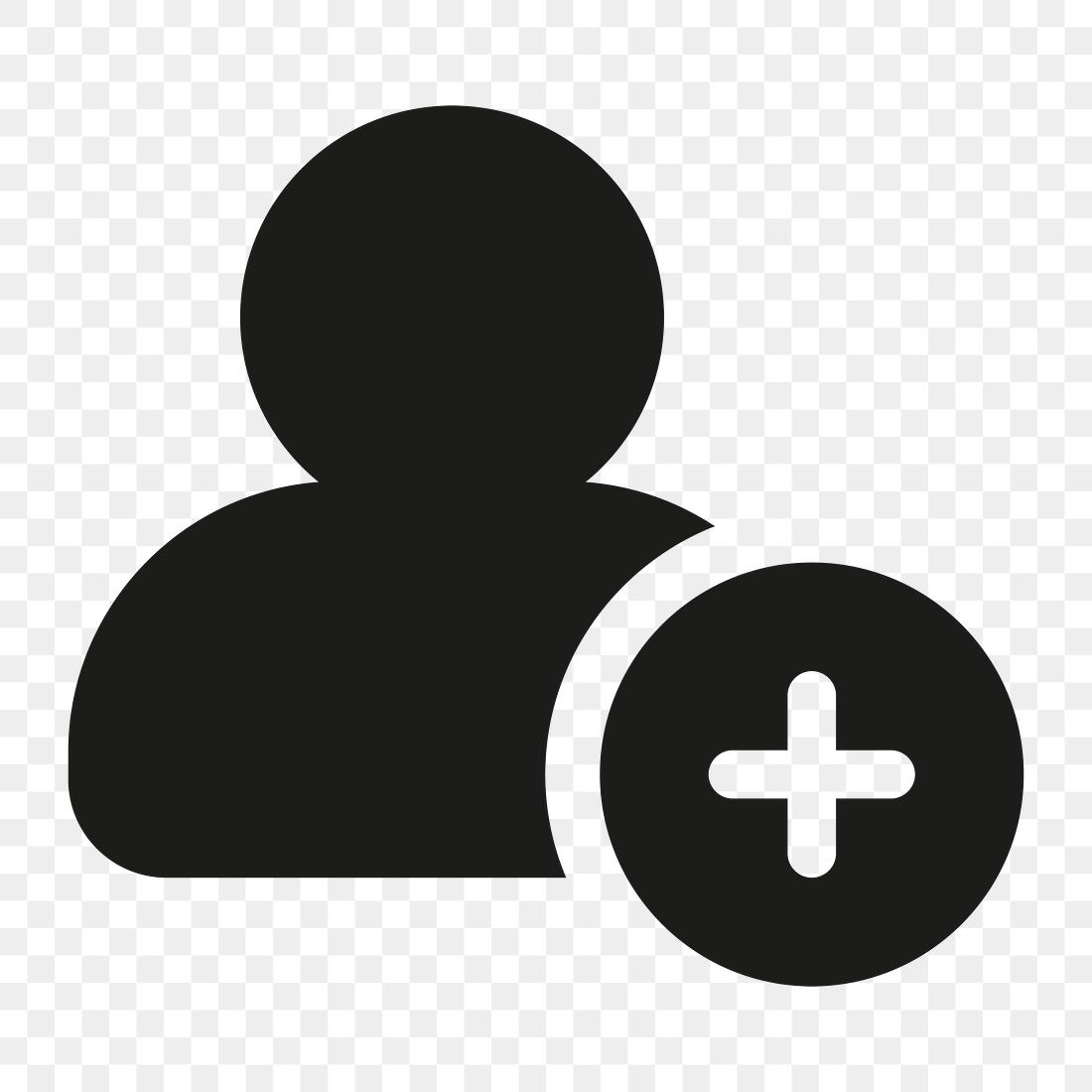 Add friend filled icon png | Premium Icons Sticker - rawpixel