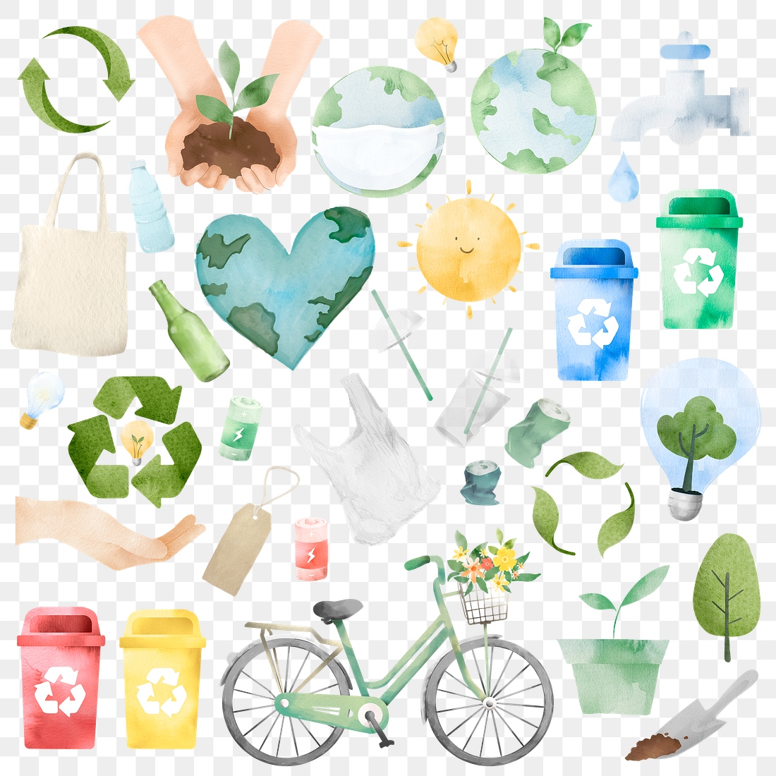 Png save world watercolor design | Premium PNG - rawpixel