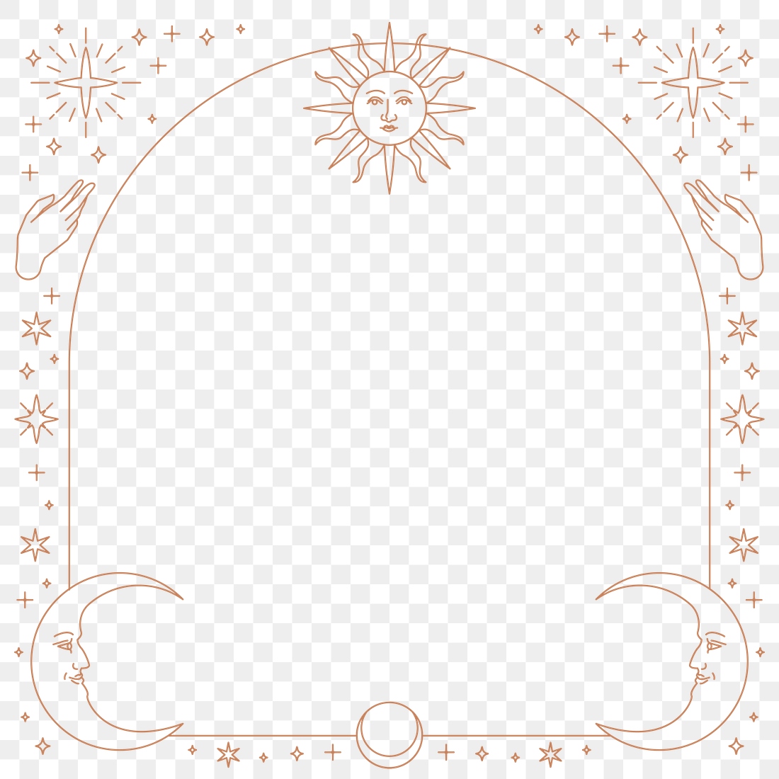 Png sketch celestial icons square | Premium PNG - rawpixel