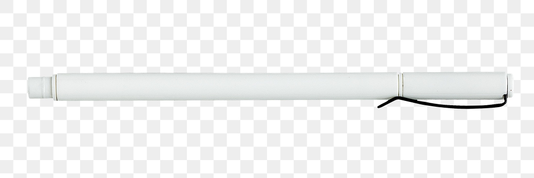 Simple white pen cap design | Premium PNG Sticker - rawpixel