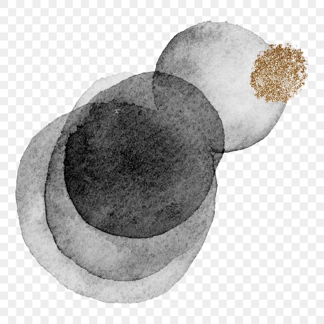 Watercolor smudge png clipart, circle | Premium PNG - rawpixel