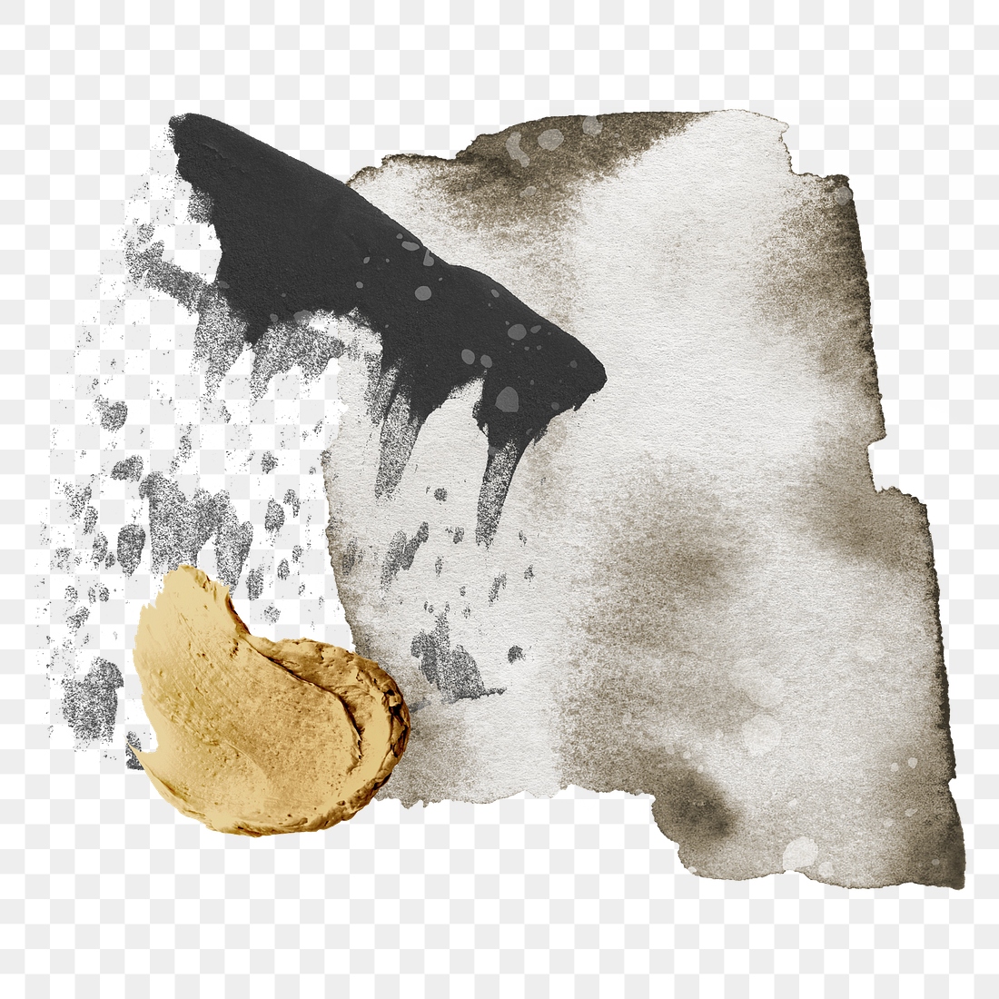 Abstract smudge png collage element | Premium PNG - rawpixel