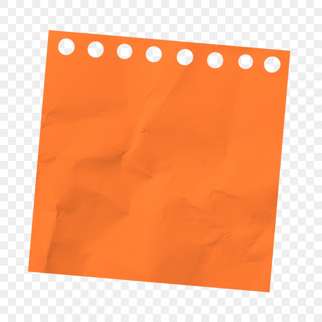 PNG orange crumpled notepaper, stationery | Premium PNG - rawpixel