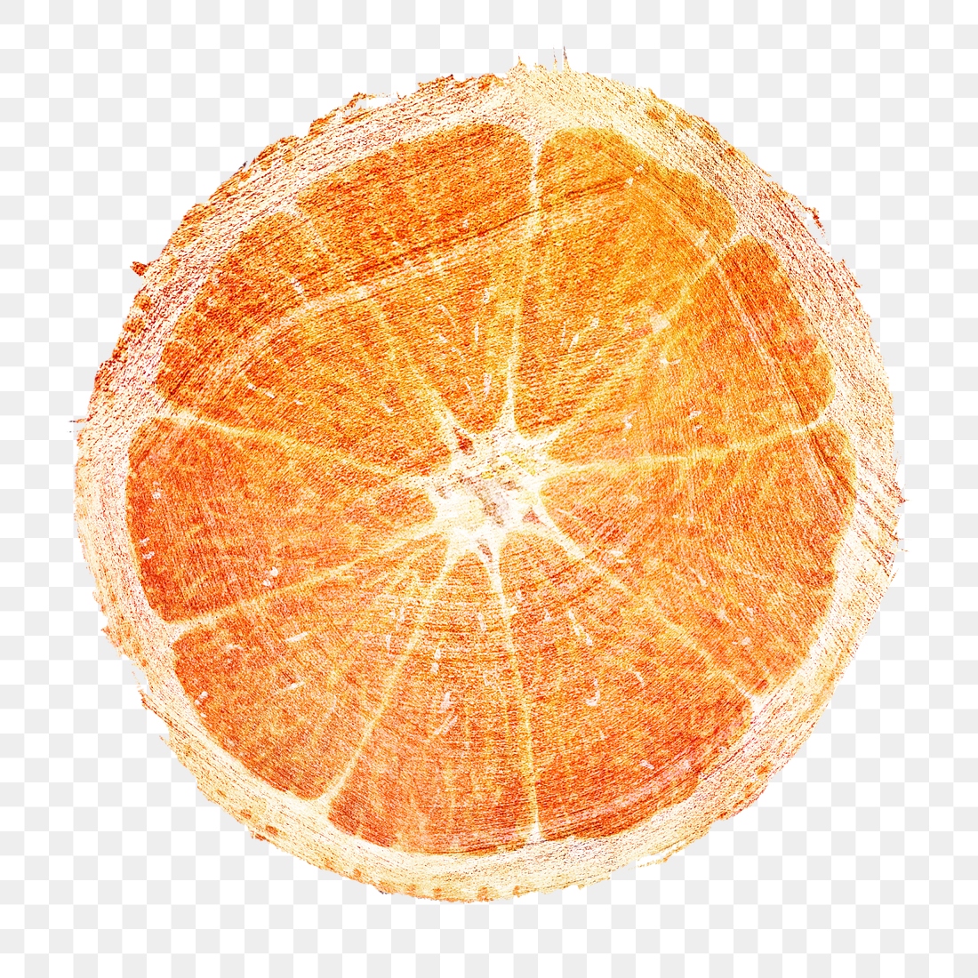 Hand drawn orange brush stroke | Free PNG Sticker - rawpixel