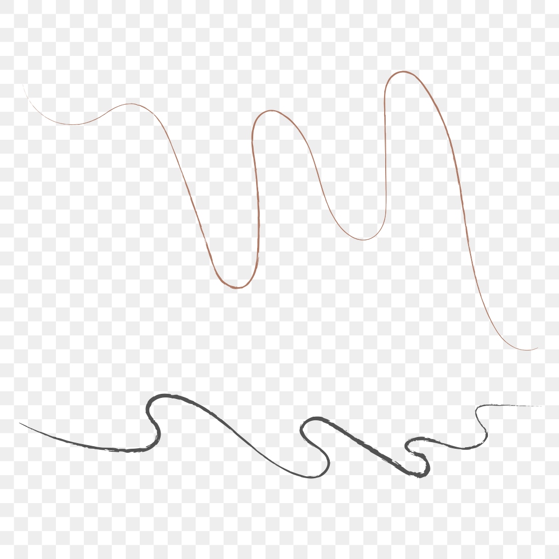 Squiggle line png sticker transparent | Premium PNG - rawpixel