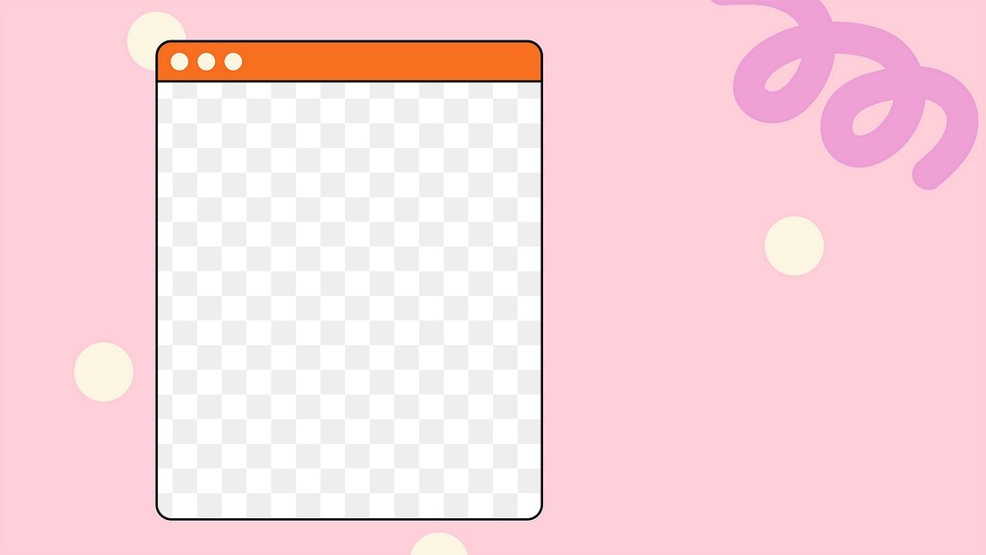 Web browser png frame, retro | Premium PNG - rawpixel