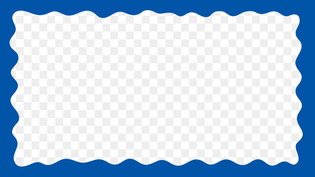 Blue frame png, transparent background | Premium PNG - rawpixel